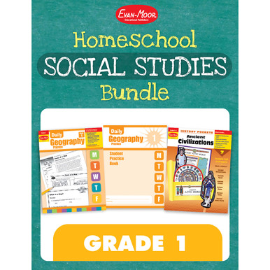 Grade 1 Social Studies Homeschool Bundle Paperback