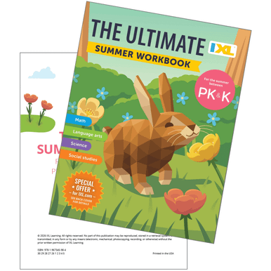 The IXL Ultimate Summer Workbook Grade PK -K Free Sample | Carson Dellosa