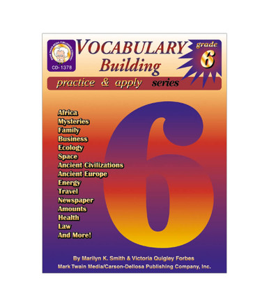 Grade 6 Vocabulary Building Resource Book Paperback