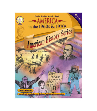 Grade 4-7 America in the 1960s & 1970s Resource Book Paperback