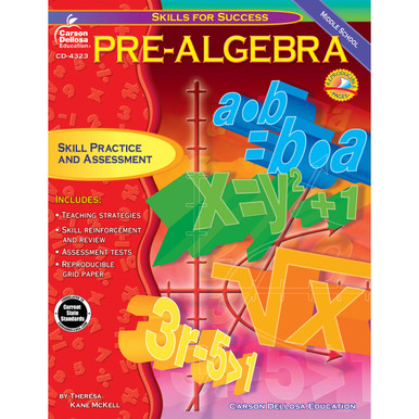 Grade 6-8 Pre-Algebra Resource Book Paperback