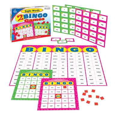 Grade K-2 Sight Words Bingo