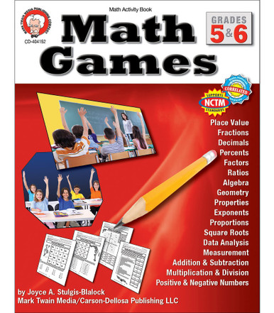 Math Games Resource Book Grade 5-6 eBook