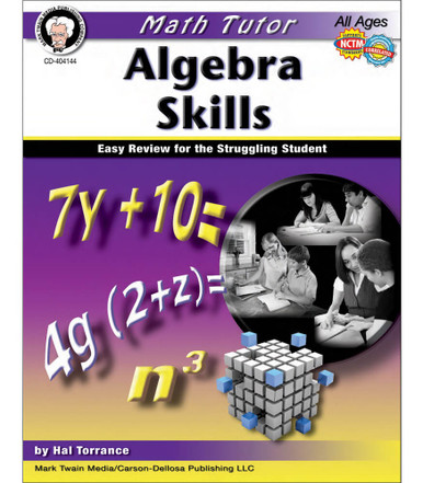 Grade 6-12 Math Tutor: Algebra Resource Book Paperback