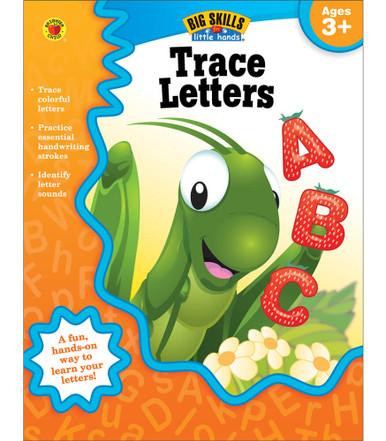 Grade PK-K Big Skills: Trace Letters Workbook Paperback