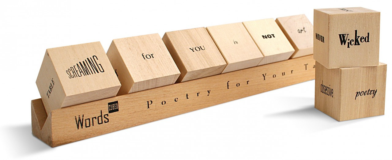 Words Cubed Poetry Blocks for Word Lovers