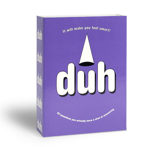 Duh Fun Brain Teaser Game for All Ages