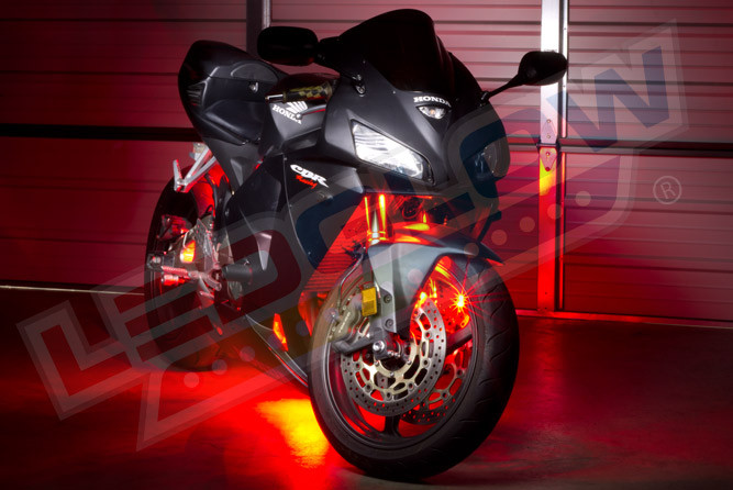 Motorcycle LED Lights | Advanced Mini Red LED Motorcycle Lights