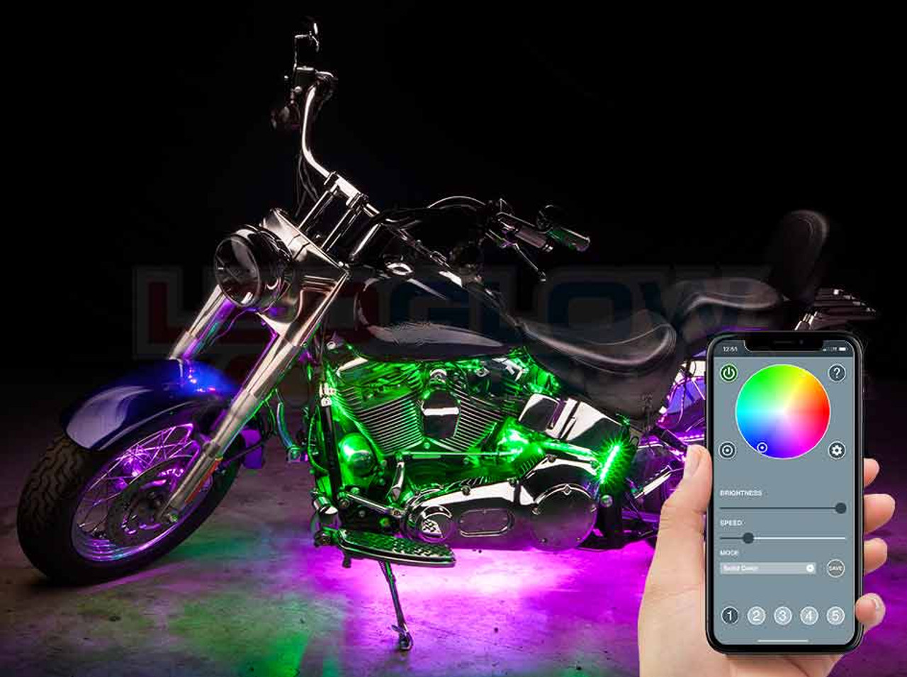 Motorcycle LED Lights by LEDGlow Lighting