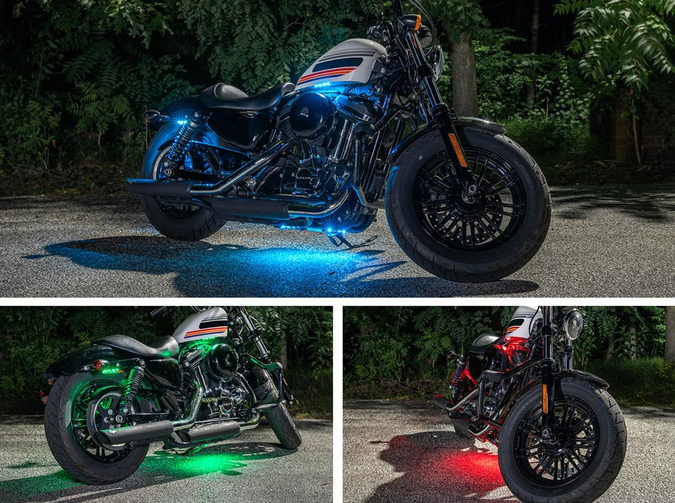 LEDGlow | Advanced Million Color LED Mini Motorcycle Lighting Kit