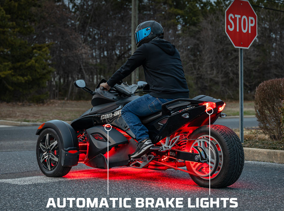 LEDGlow | Advanced Million Color Can Am Spyder LED Lights