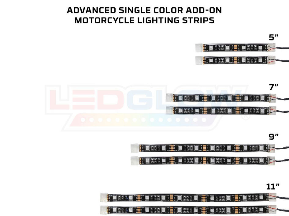 LEDGlow Motorcycle LED Lights | Add-On Strip Kits
