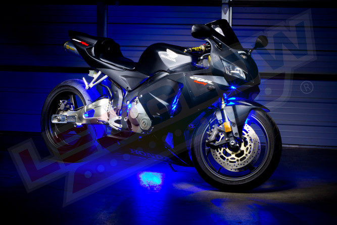 LEDGlow | Advanced Blue LED Mini Motorcycle Lighting Kit