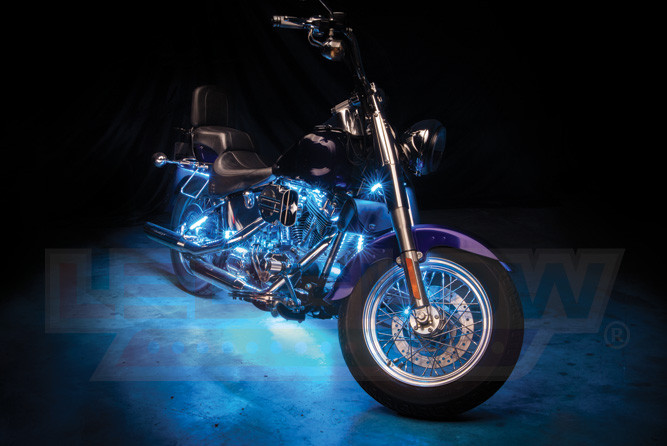 LEDGlow | Advanced Ice Blue LED Mini Motorcycle Lighting Kit