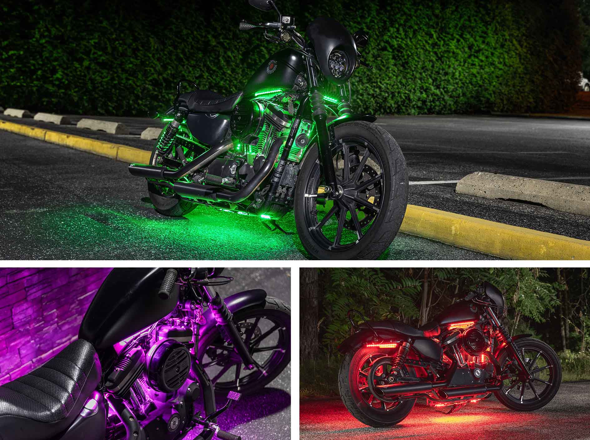 LEDGlow | Advanced Million Color Harley Davidson Sportster LED Lights