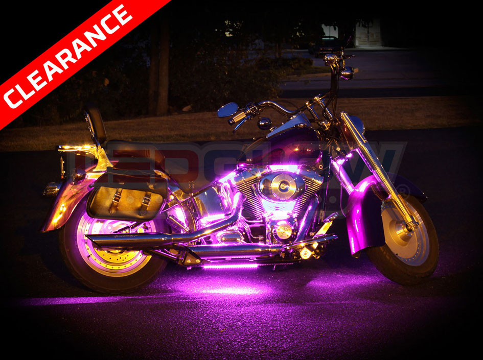 Motorcycle LED Lights | Pink Motorcycle LED Lights