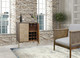Evon Sofa Chair Mango Wood and Jute in Natural Color Cushions in ...