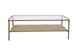 Thomastown Evon Glass Top Jute Coffee Table| Roomlane