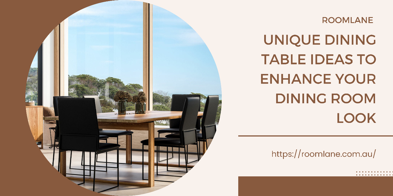 5 Unique Dining Table Ideas to Transform Dining Rooms - roomlane