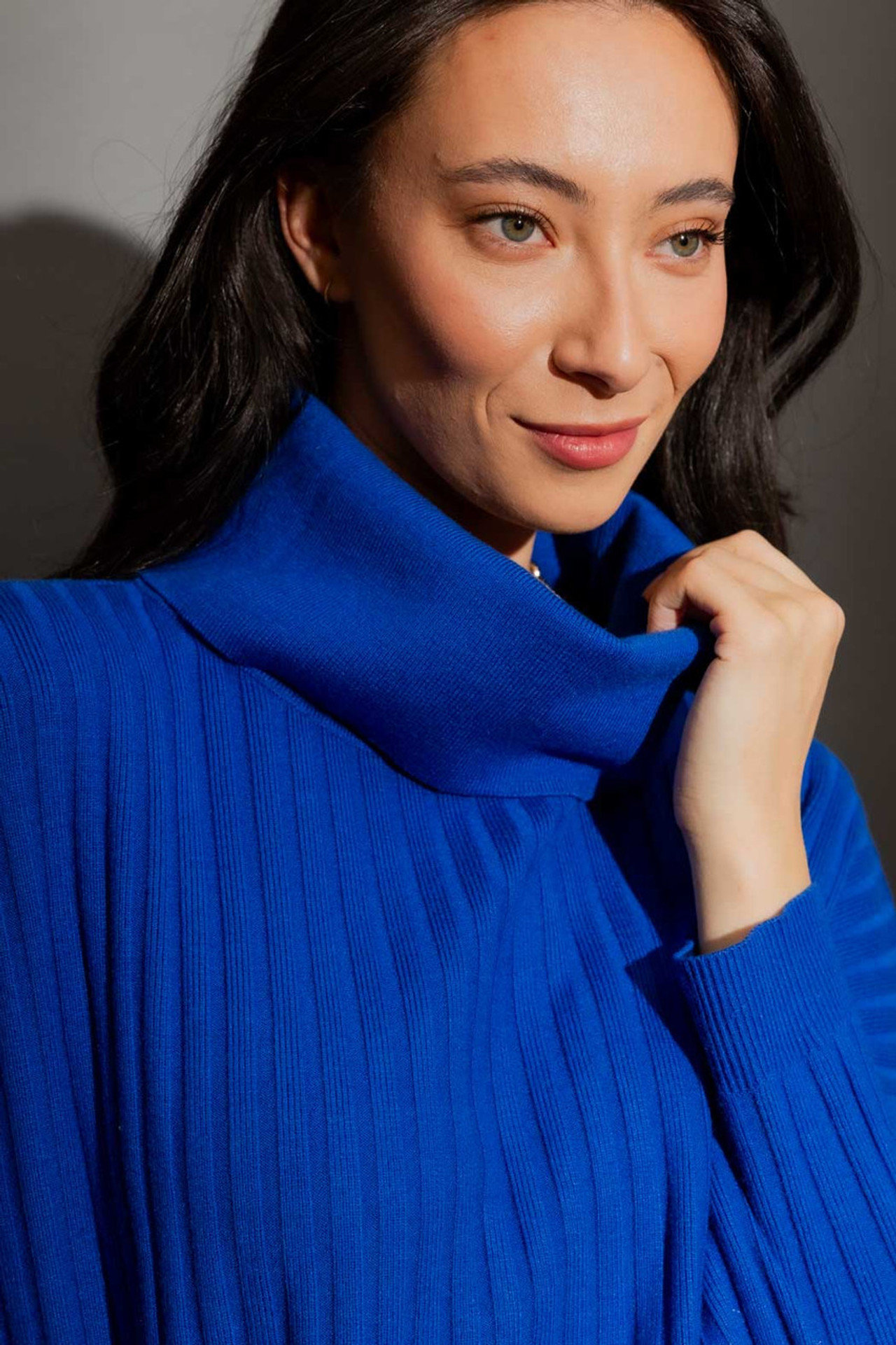 Cobalt Cowl Neck Jumper Womens Knitwear And Jumpers