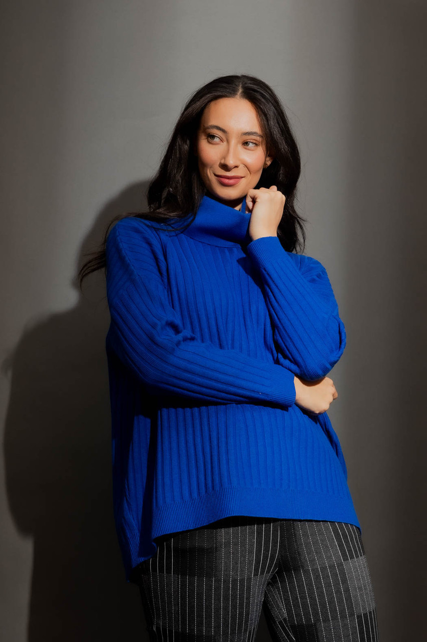 Cobalt Cowl Neck Jumper Womens Knitwear And Jumpers