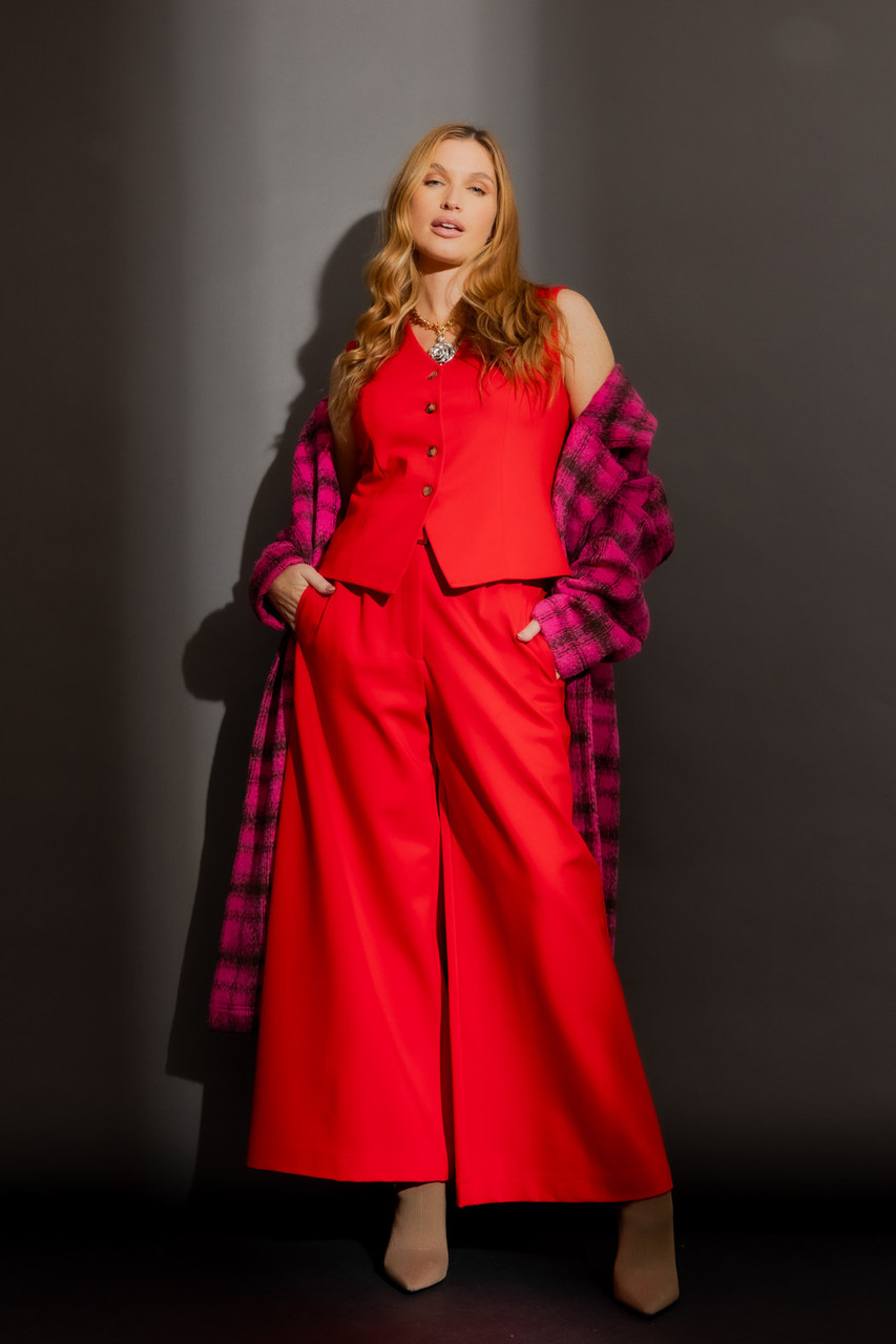 Red Ponte Cosmopolitan Pant | Women's Pants and Suiting