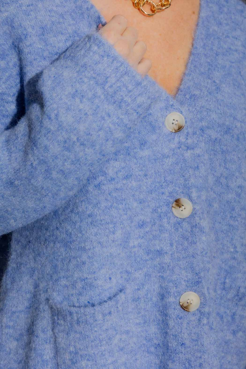 Cornflower Button Through Cardi | Women's Cardigan and Knitwear