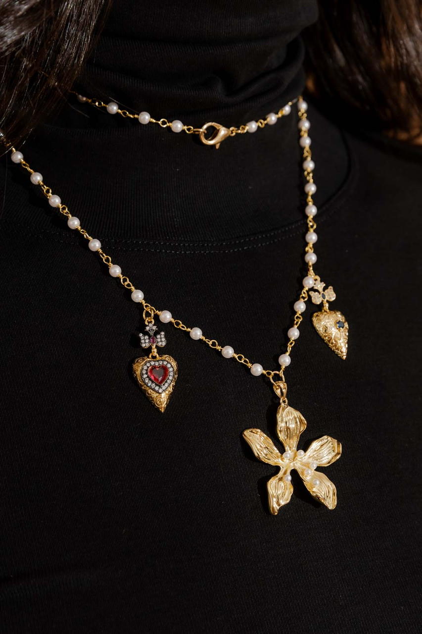 Pearl Chain With Charms | Women's Accessories