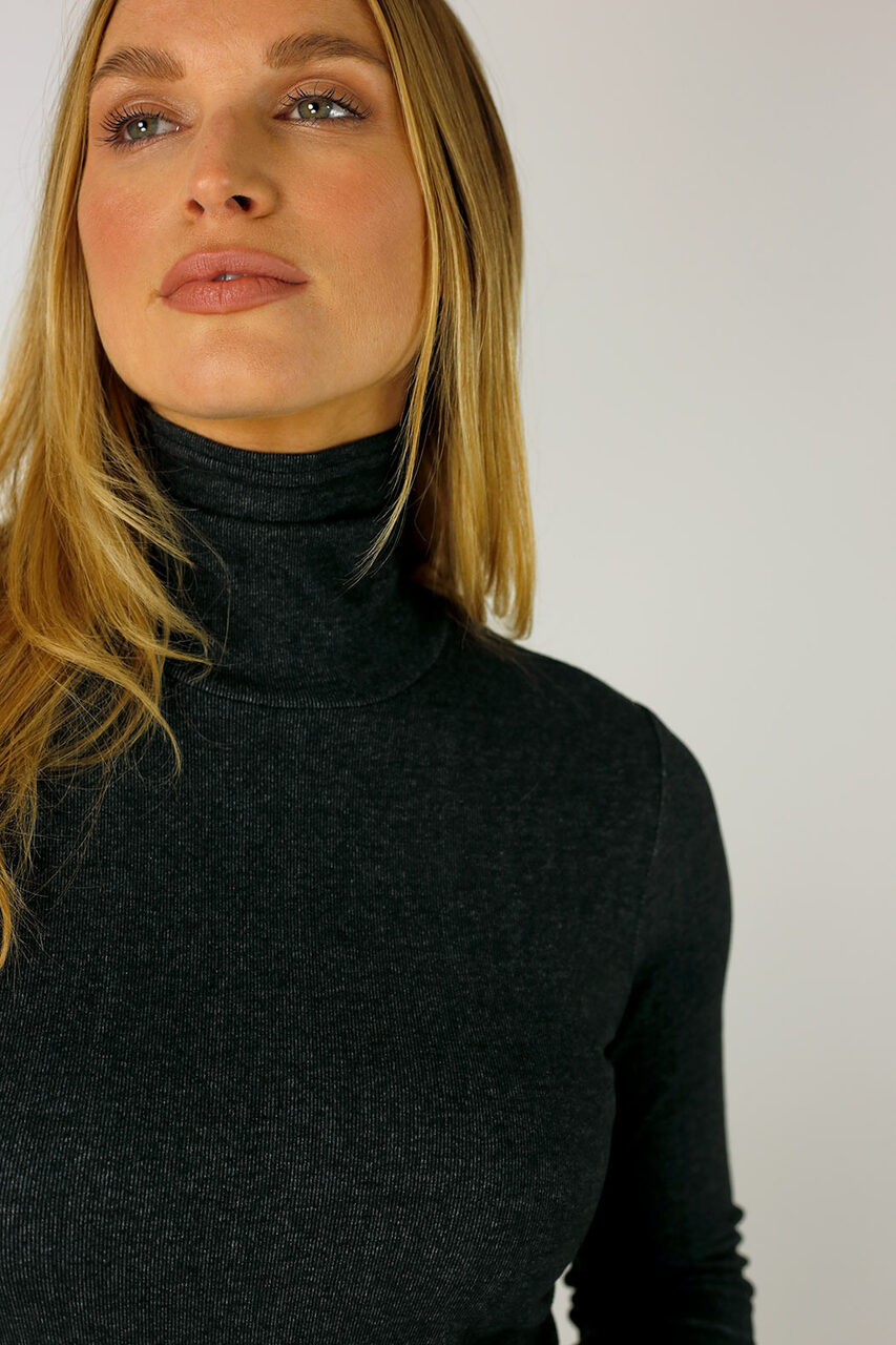 Charcoal Skivvy | Women's Basics | Motto Fashions