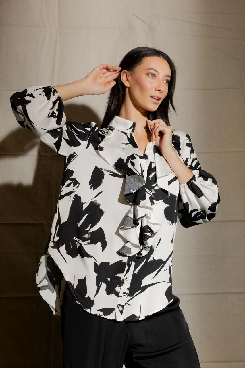 Black/White Cascade Shirt - Motto Black/White Cascade Shirt - Motto