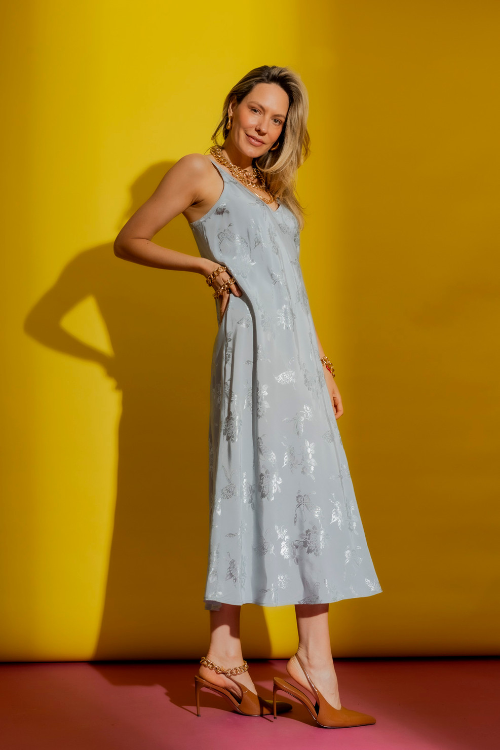 Pale Blue Bias Dress | Women's Dresses