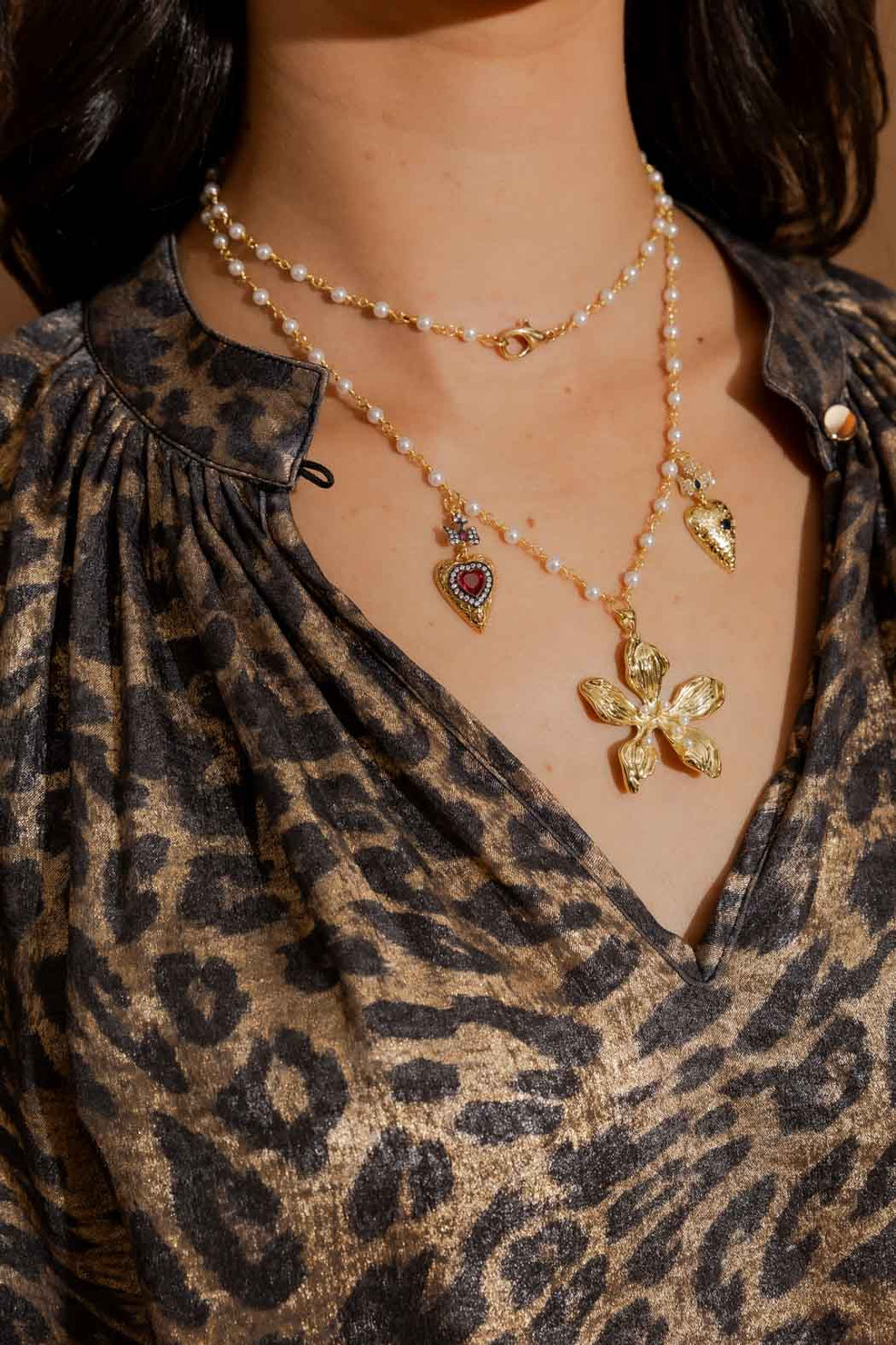 Pearl Chain With Charms | Women's Accessories