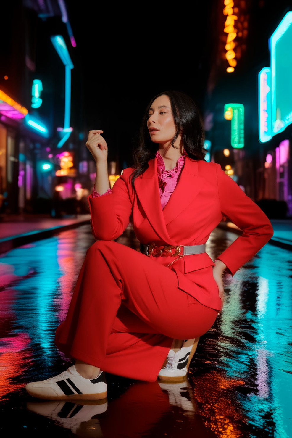 Red Ponte Sisca Blazer | Women's Blazers