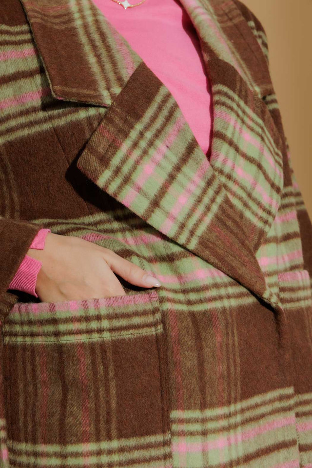 Chocolate Cropped Cocoon Coat | Women's Coats