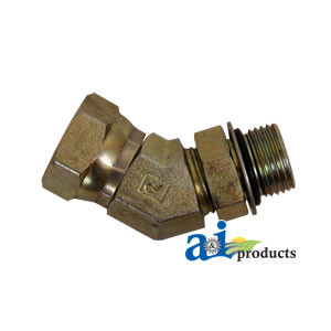 45° Female NPT Swivel X Male ORB Adapter