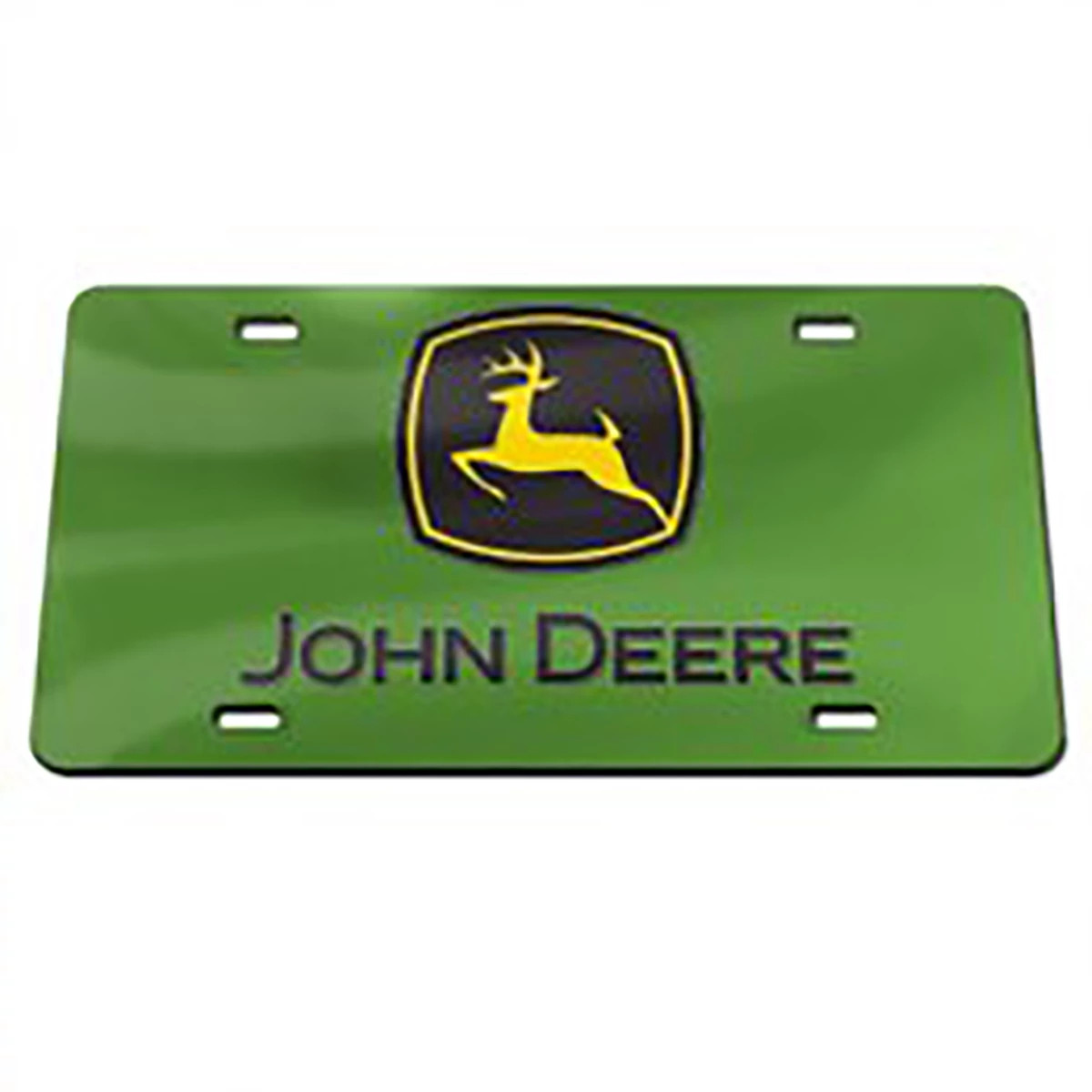 Green Trademark Logo License Plate