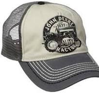 Mens charcoal Quality Tractor cap