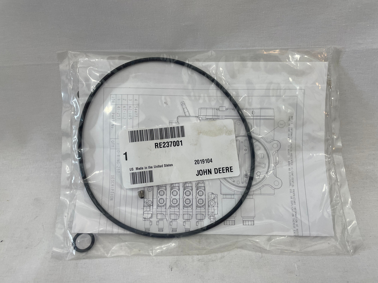 O-RING KIT, KIT, INTERFACE SEAL - RE237001 - qualityequipstore.com