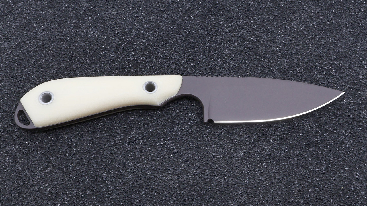 Custom M1 Caper - Ivory Micarta - Earth Brown Cerakote