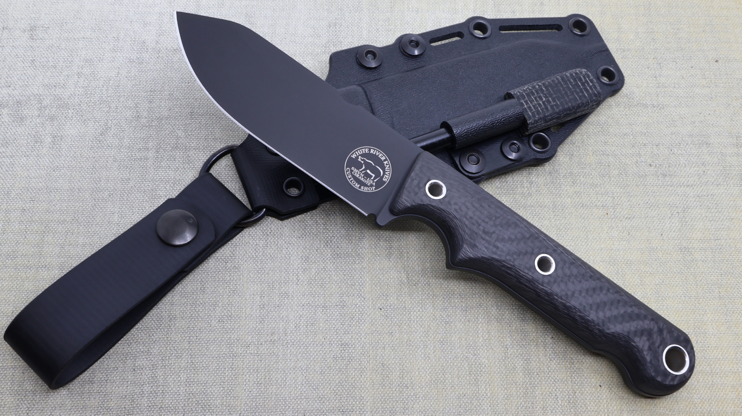 Custom FC4 - Black Cerakote - Carbon Fiber Handle