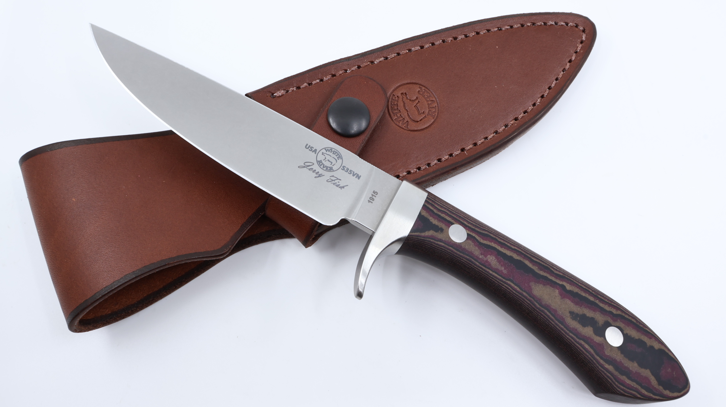 Custom Sendero Classic - Red & Black Richlite