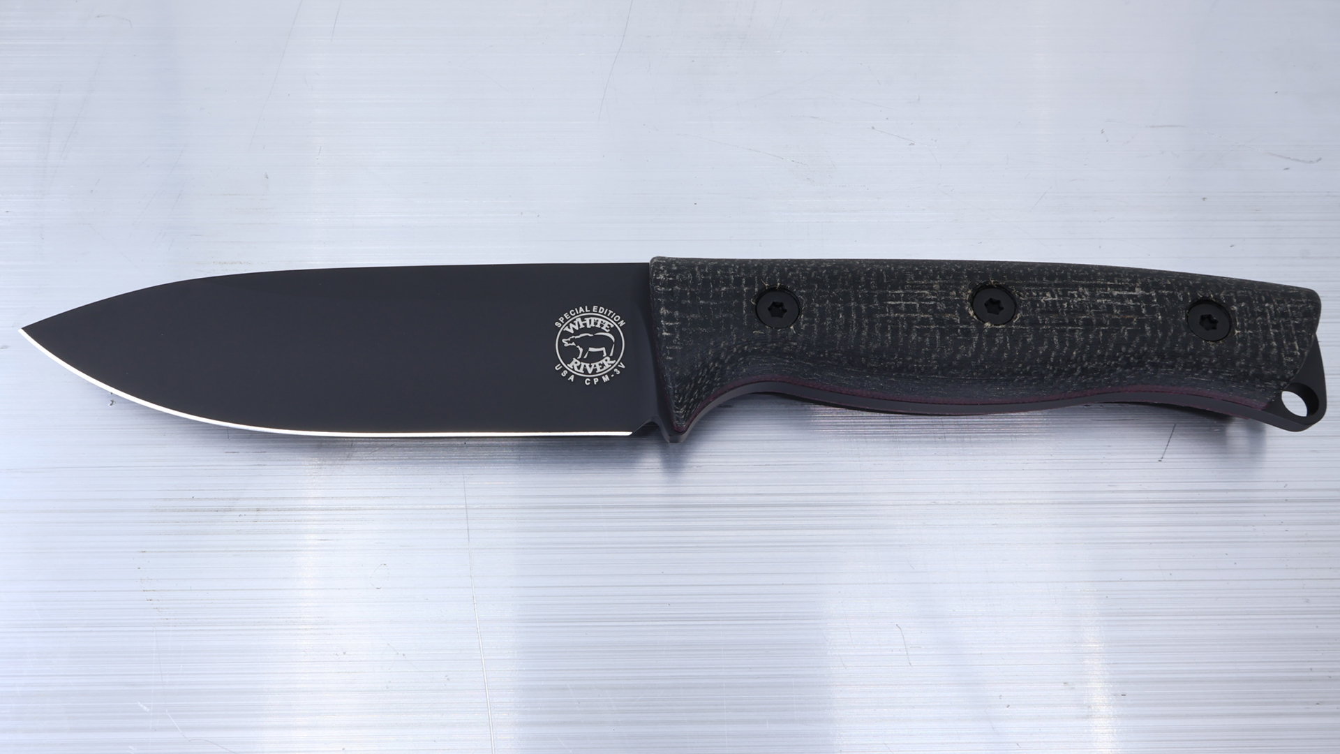 Custom Ursus 45 - Black Burlap - Red Liner - 3V - Black Cerakote