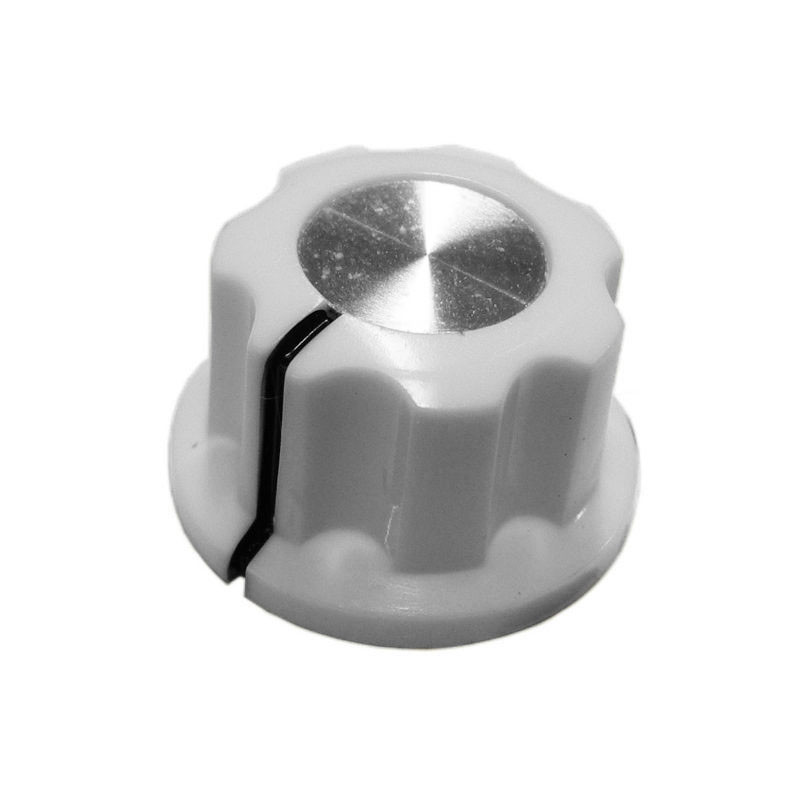 Small BOSS - Fluted Silver Center for Knurled Shaft, Colors - synthCube