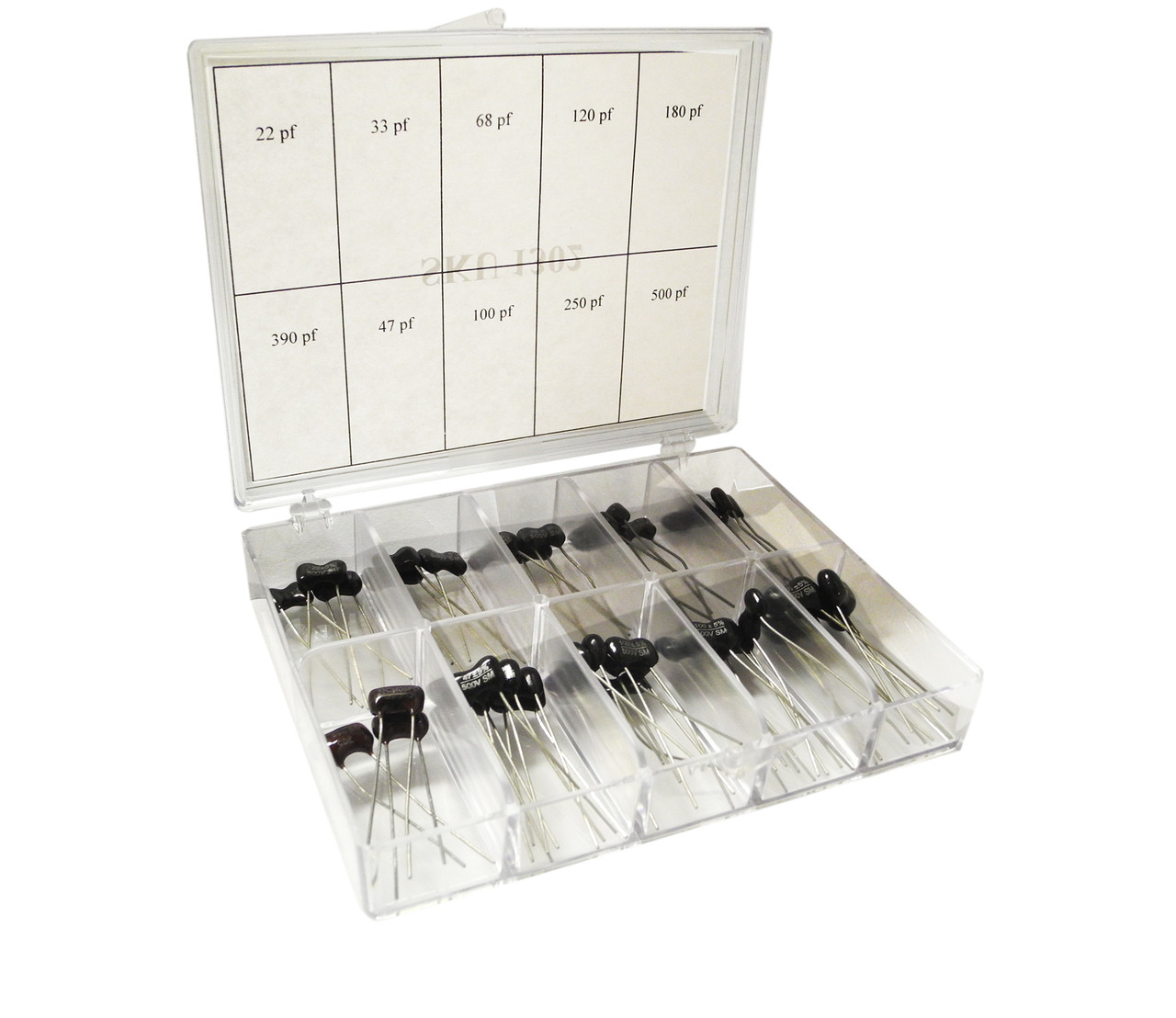 Capacitor Silver Mica 500V Assortment - synthCube