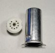 9-Pin Ceramic Tube Socket w/Shield - synthCube