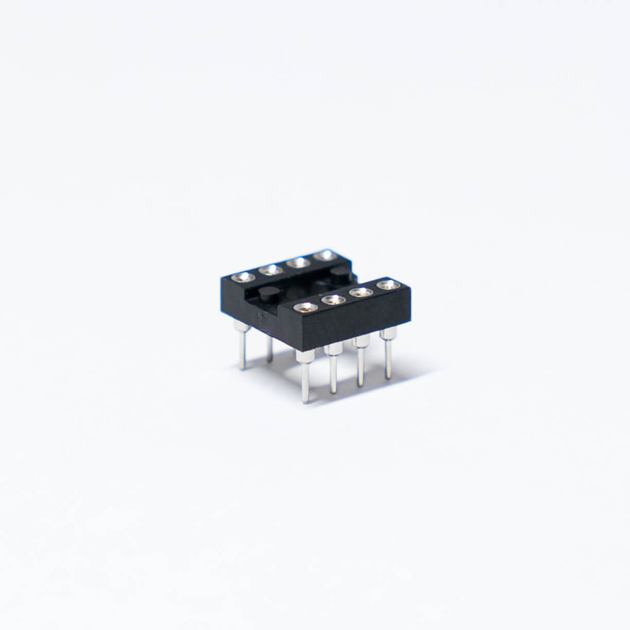 IC Socket 8P Tin Pin Gold Contact Machined - synthCube