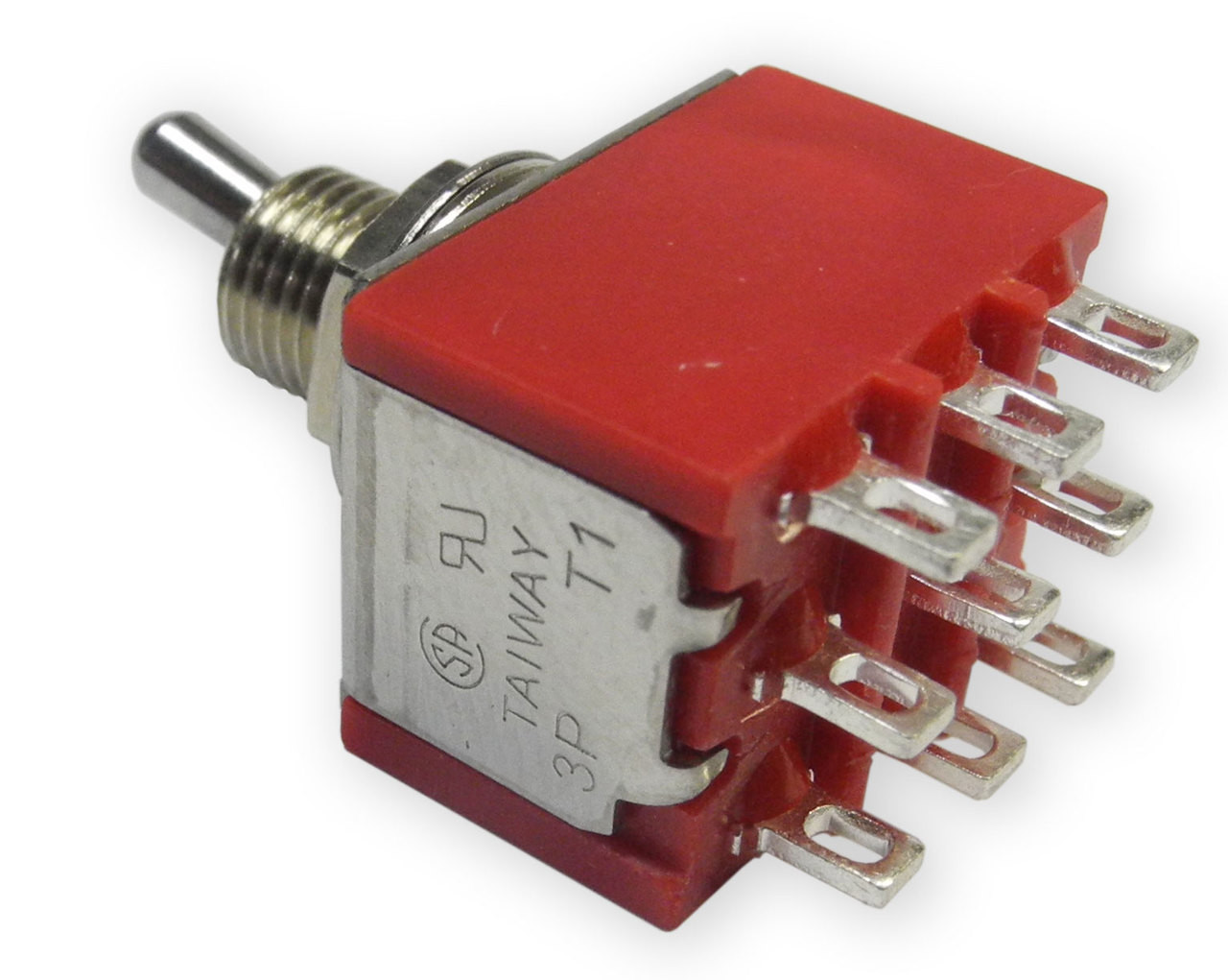 Mini- Toggle 3PDT (ON-ON) Solder Lug Short Lever - synthCube