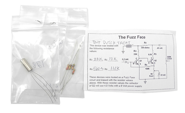 Transistor Pair - The Fuzz Face PNP "Dutch Treat" - synthCube