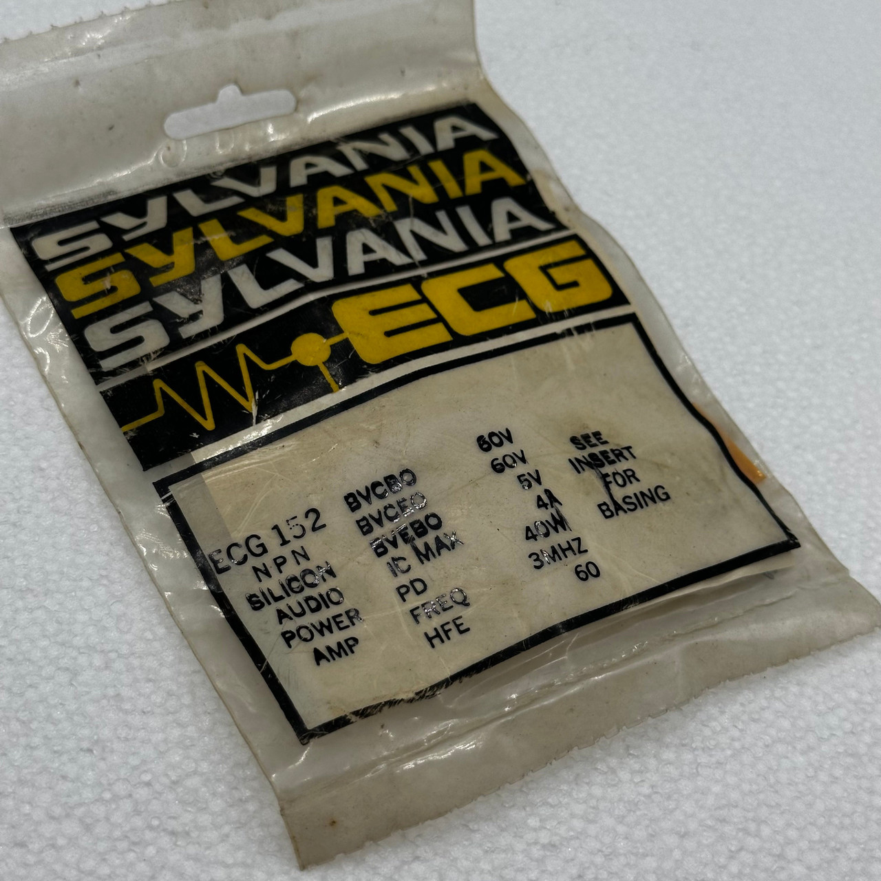 Sylvania ECG-152 NPN Silicon Transistor - R&R - synthCube