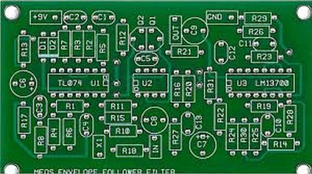 MFOS Guitar Envelope Follower PCB - synthCube